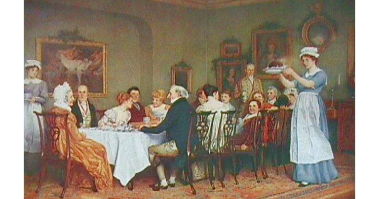 mid 1800s Xmas dinner | Kate Tattersall Adventures